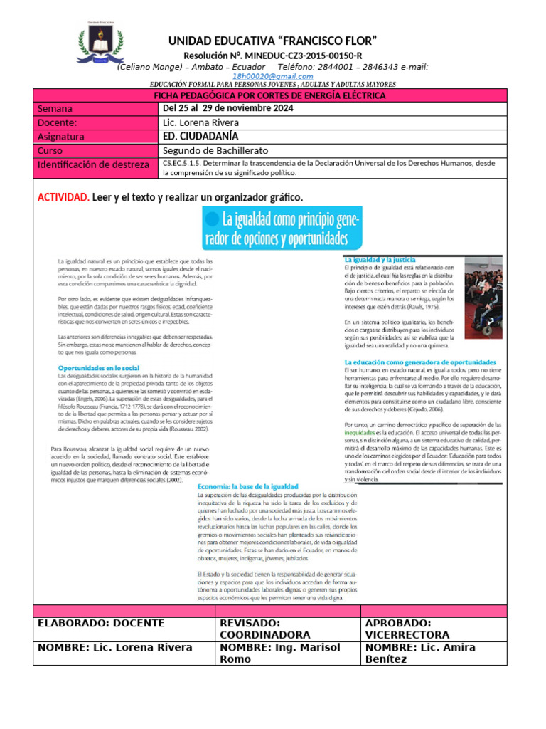 Ficha Ciud 2do | PDF