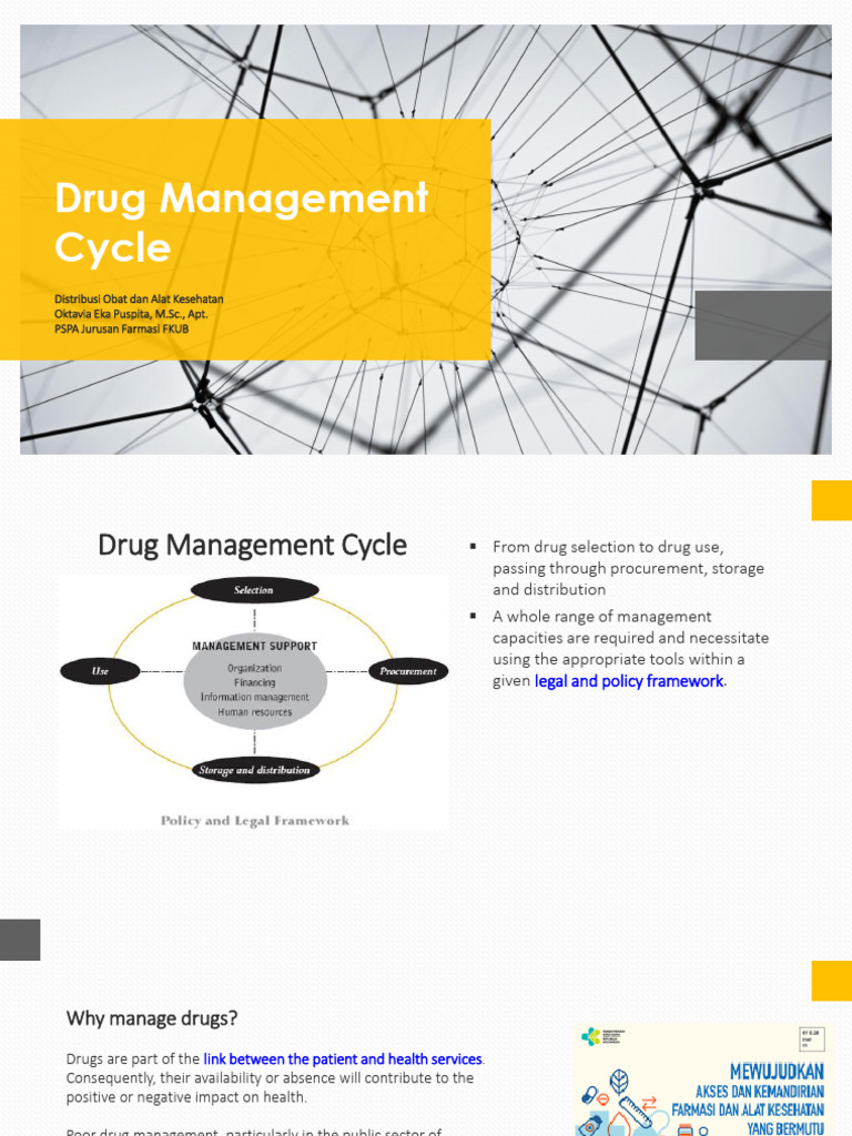 6 Drug Management Cycle | PDF | Generic Drug | Health Care
