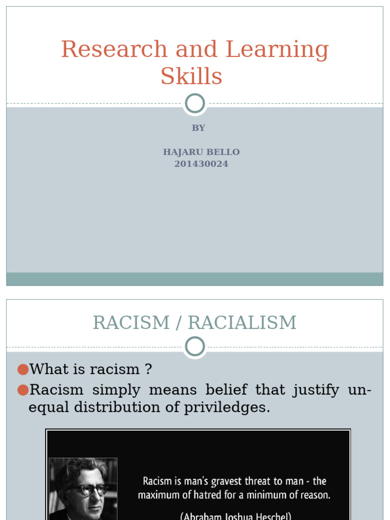 Research and Learning Skills | PDF