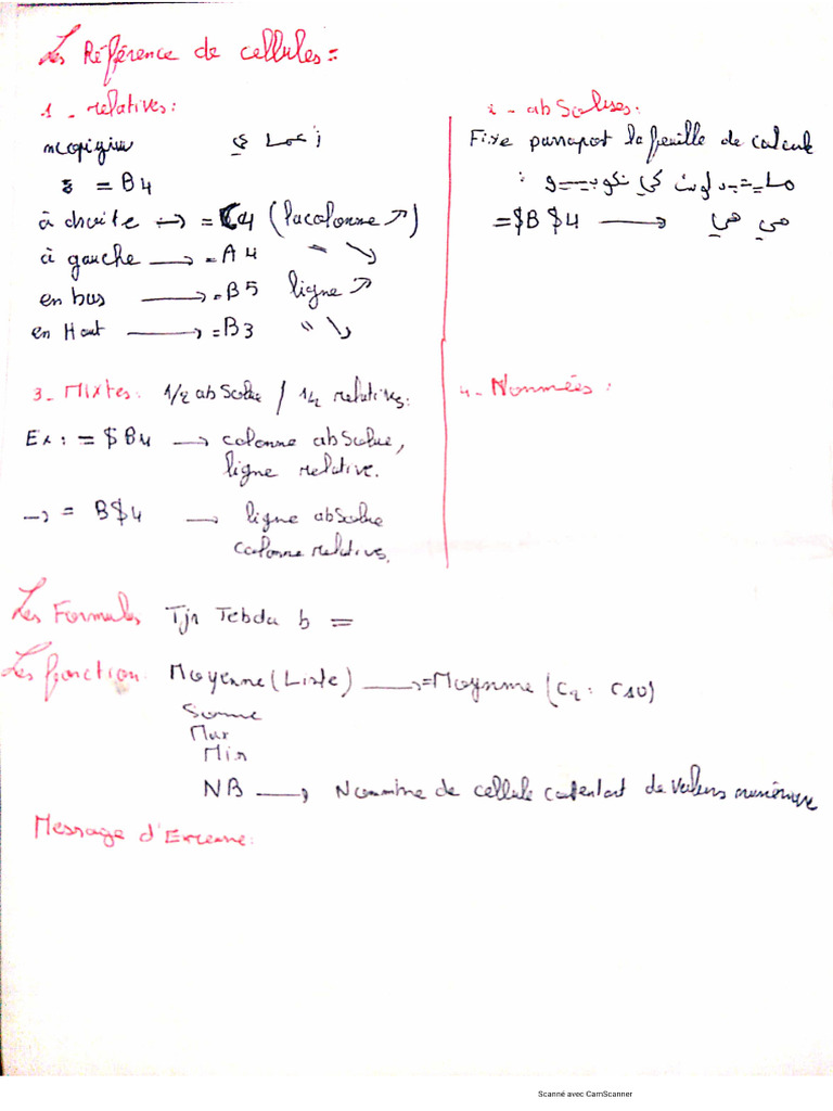 Résumé Excel | PDF