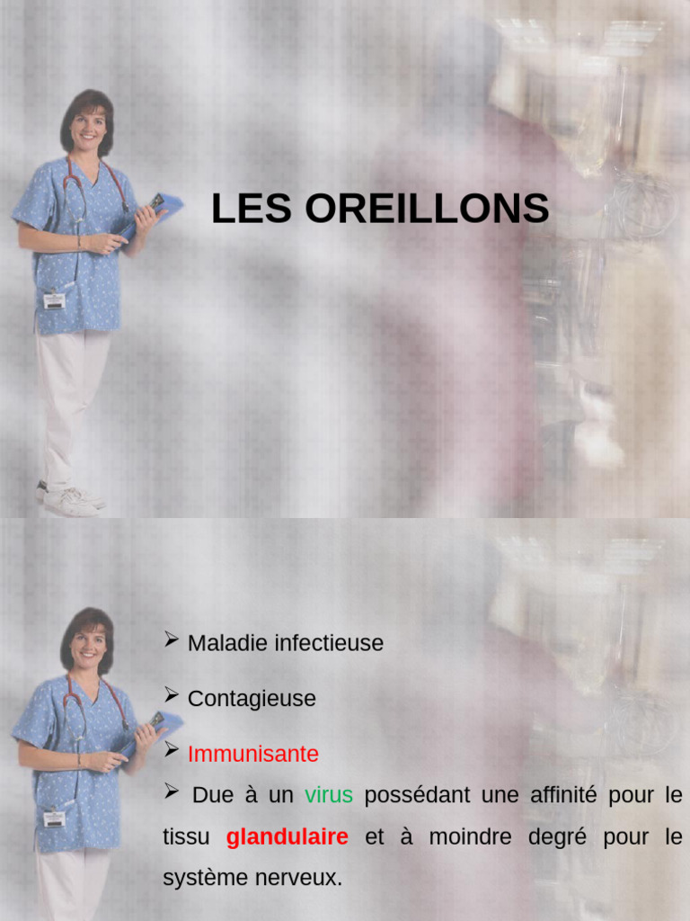 5.les Oreillons | PDF | Immunologie | Maladies et troubles