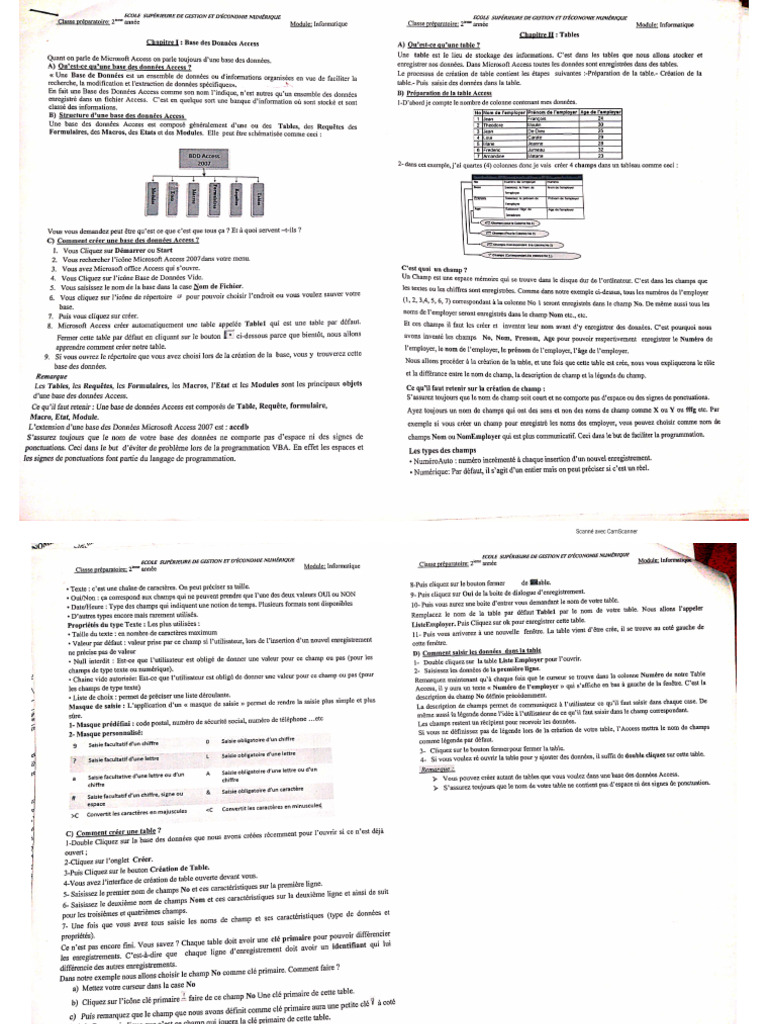 Cours S2 Informatique | PDF