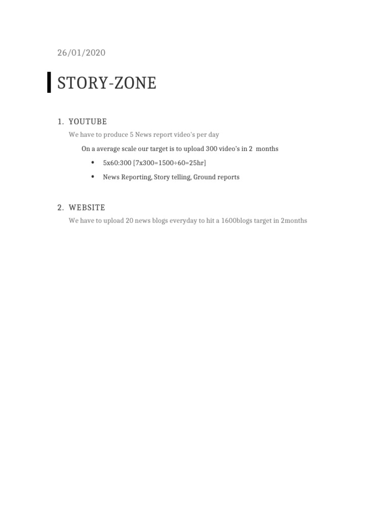 Story Zone | PDF