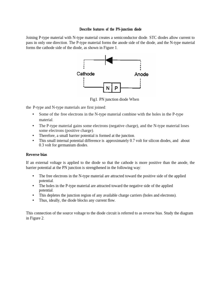 Diode | PDF | P–N Junction | Diode