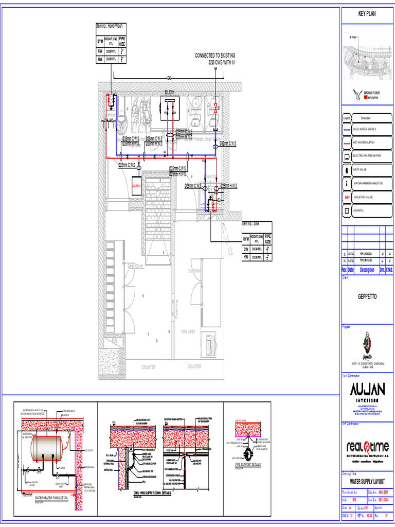 WATER SUPPLY LAYOUT-2 | PDF | Building Engineering | Mechanical Engineering