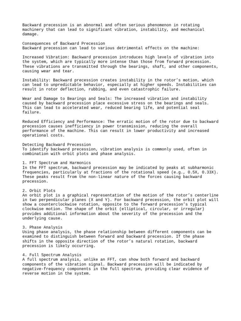 Backward Precession Is An Abnormal | PDF | Phase (Waves) | Rotation