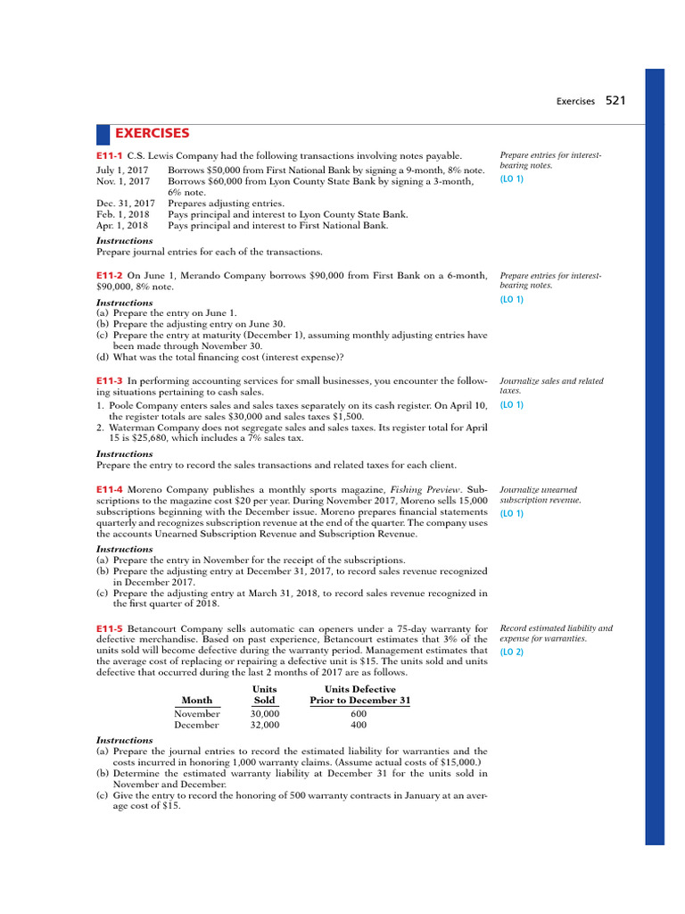 Exercises - Chapter 3 | PDF | Payroll Tax | Taxes