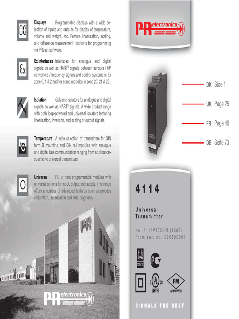 PR Electronics | PDF
