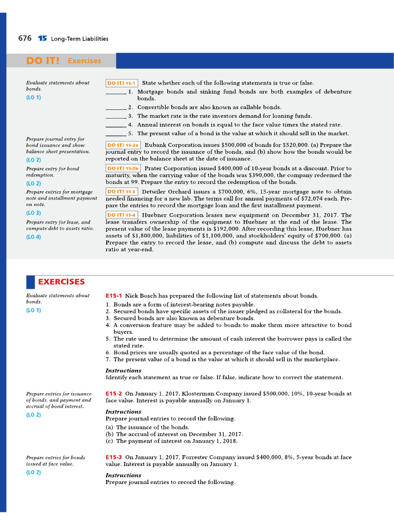 Exercises Chapter 5 | PDF