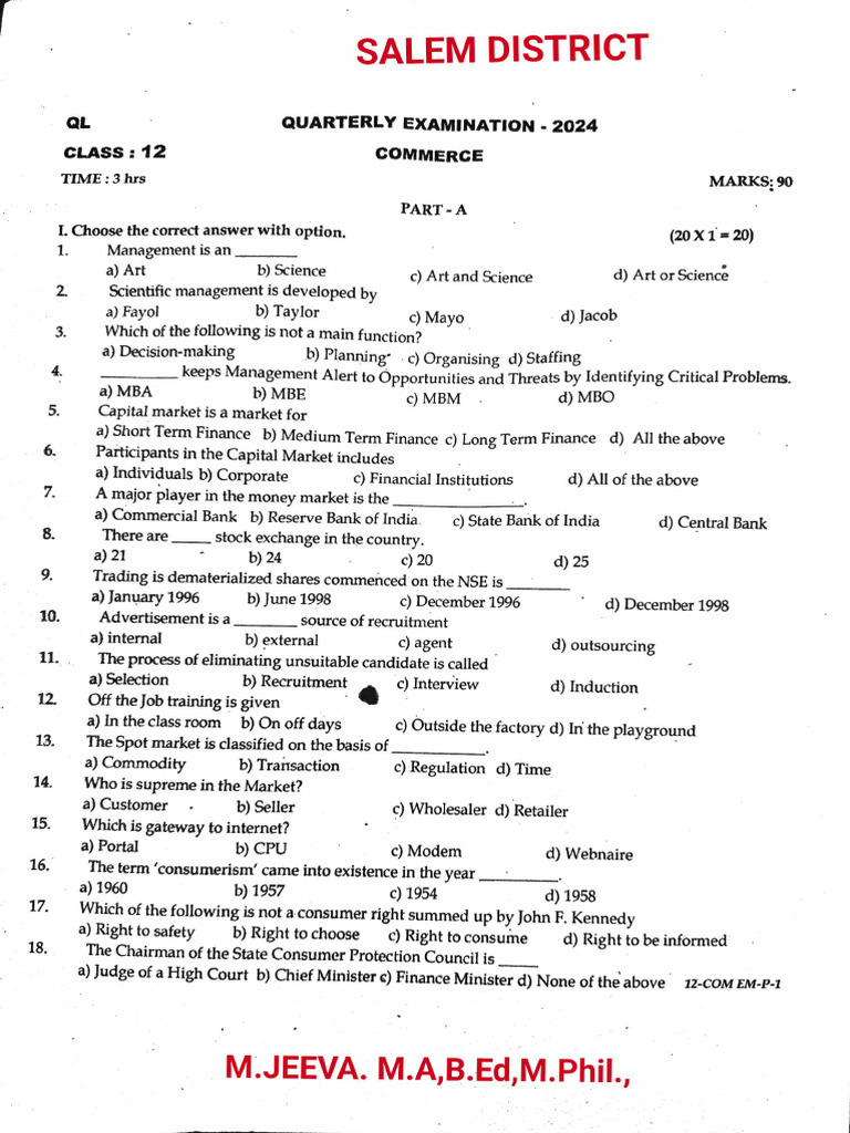 Contact for Key Answer Submission | PDF