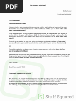 Template Letter 3 Internal Secondment | PDF | Finance & Money Management