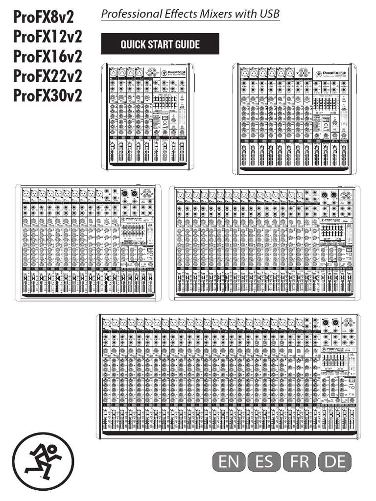 ProFX Series USB Mixer Safety Guide | PDF | Noise | Ac Power Plugs And ...