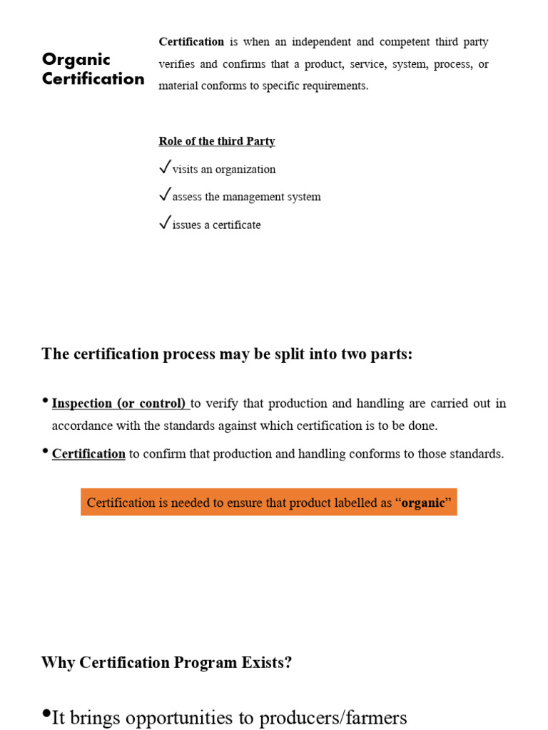 Unit 2. Organic Certification | PDF | Biological Pest Control | Crop Rotation