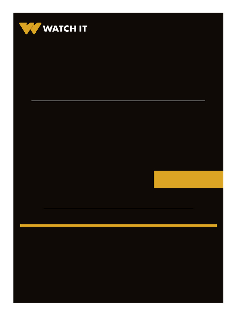 Watchit Subscription Invoice | PDF