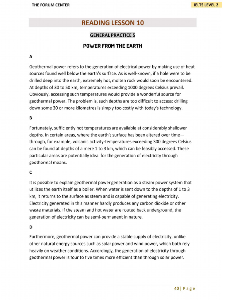 Reading Lesson 10 | PDF