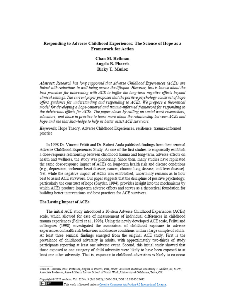 Hope As A Framework For Action 1693506440 | PDF | Human Development ...