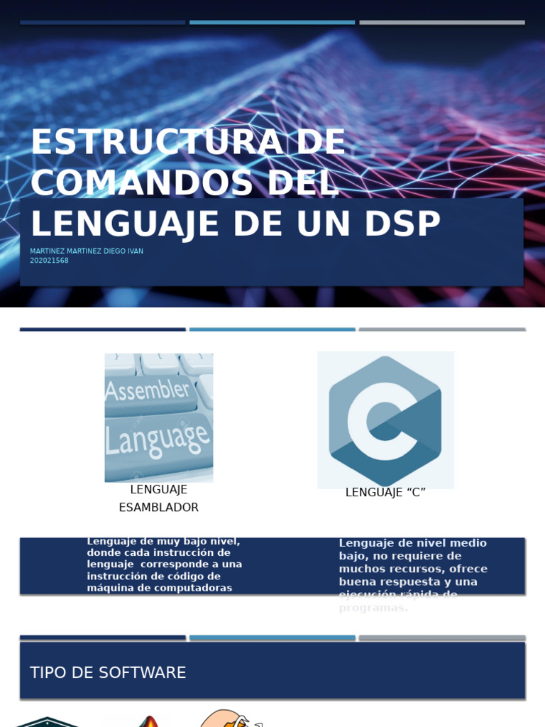 Estructuras Lenguaje DSP | PDF | Programa de computadora | Programación