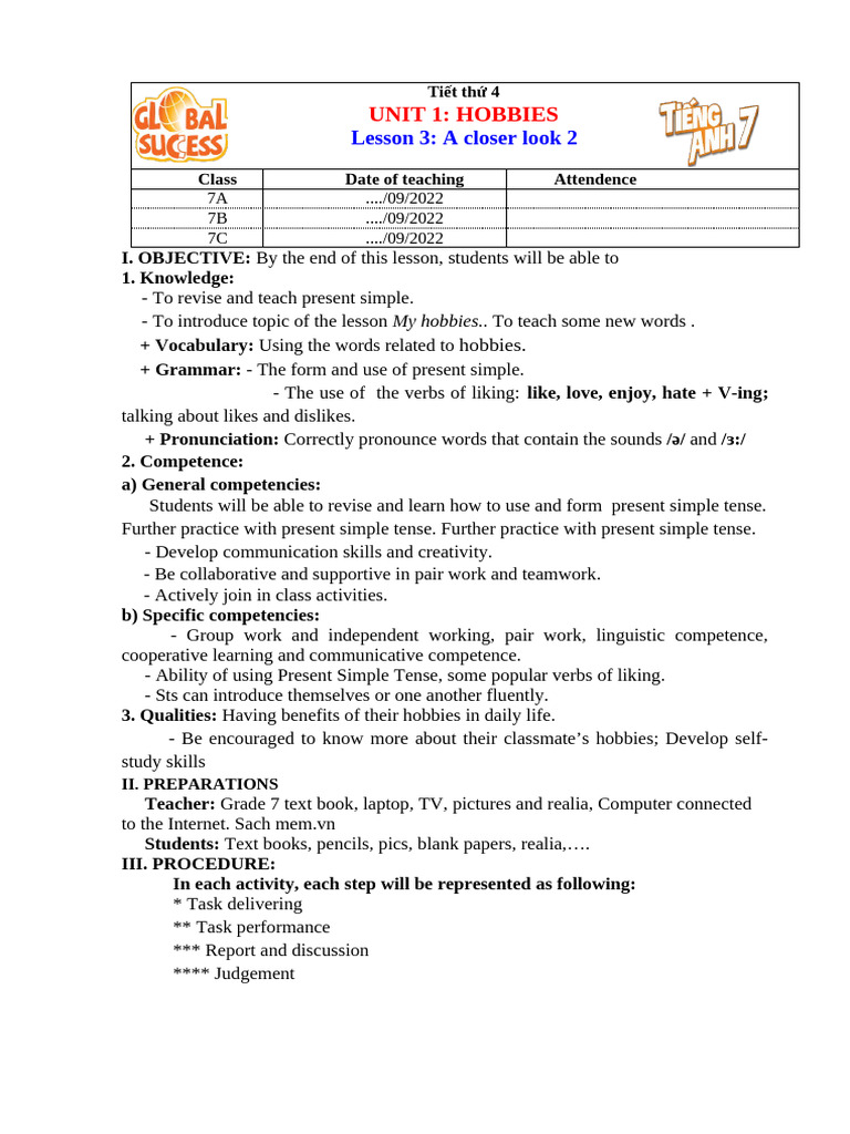 Unit 1 - Lesson 3 - A Closer Look - 2 | PDF | Grammar | Learning