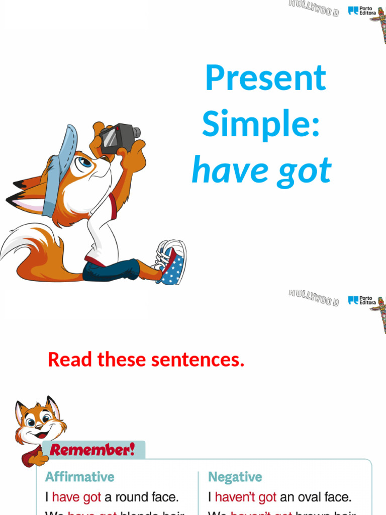 Present Simple Have Got | PDF