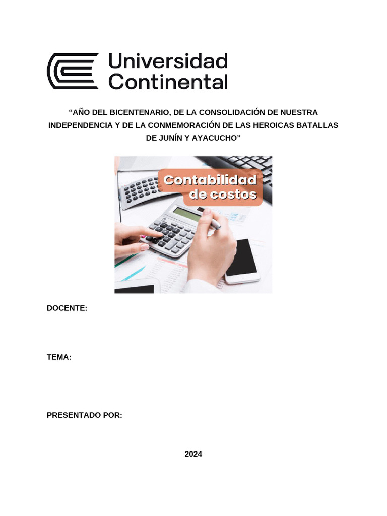 Pa3 Contabilidad de Costos | PDF | Business | Alimentos