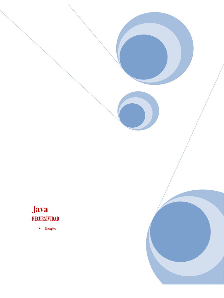 Guía de Práctica RECURSIVIDAD | PDF | Java (lenguaje de programación) | Software