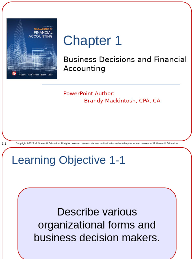 Phillips PLL 7e Chap01 PPT Final | PDF | Equity (Finance) | Retained Earnings