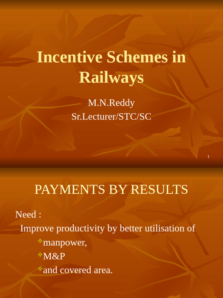 CLW Incentive Scheme Overview | PDF | Incentive