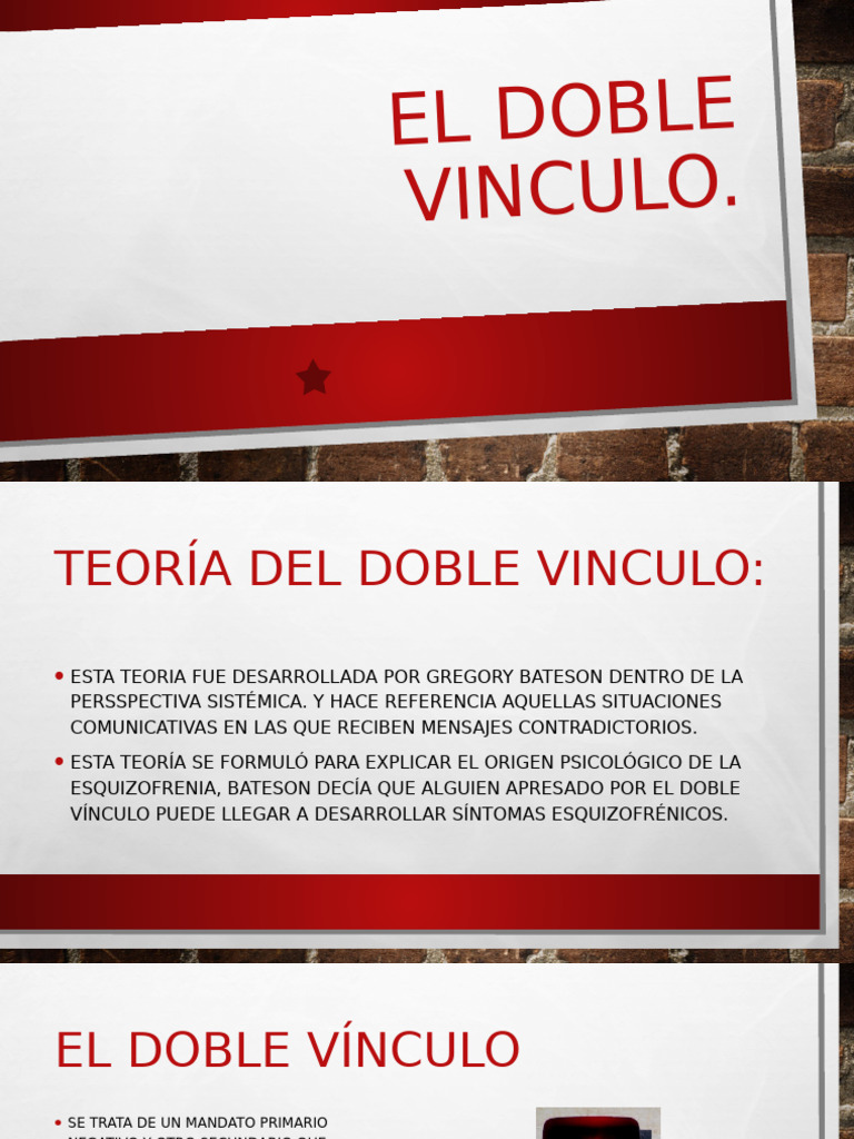 El Doble Vinculo | PDF | Esquizofrenia | Ansiedad