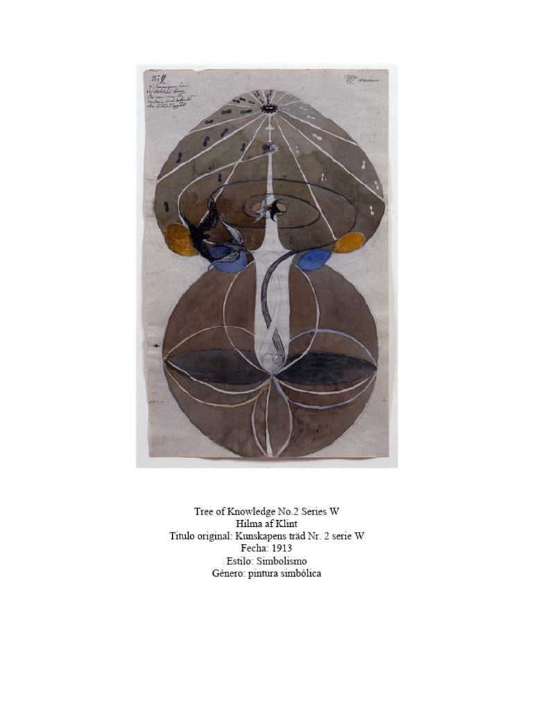 Tree of Knowledge No. 2 de Hilma af Klint | PDF