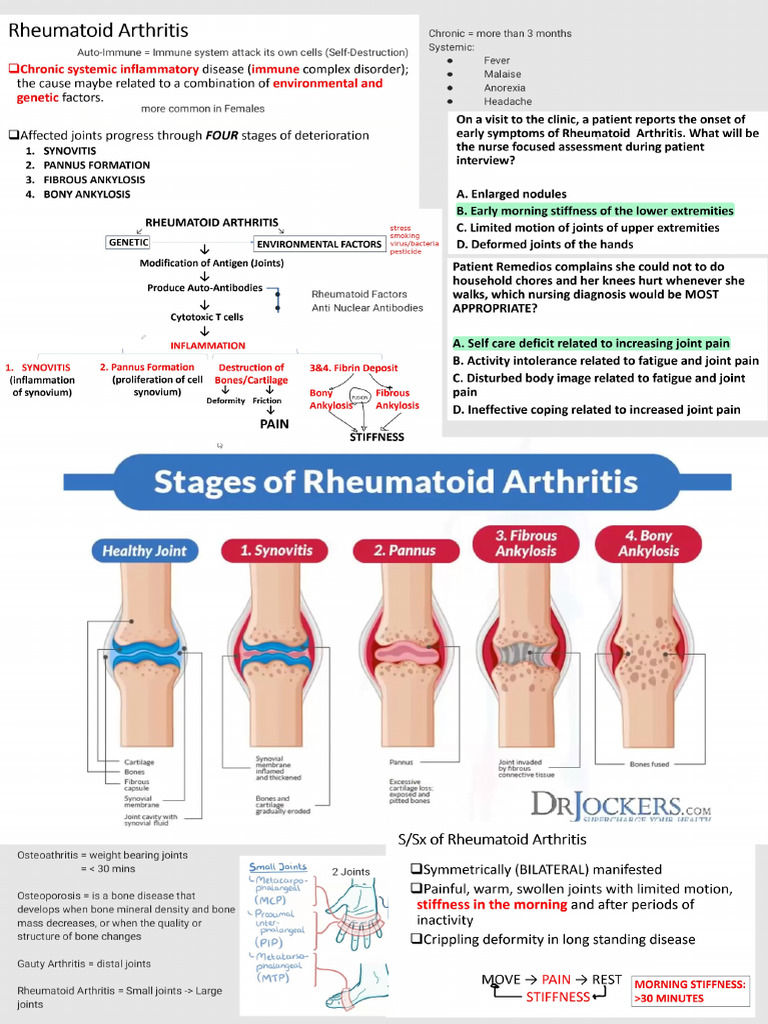 MS Rheumatoid Athritis | PDF