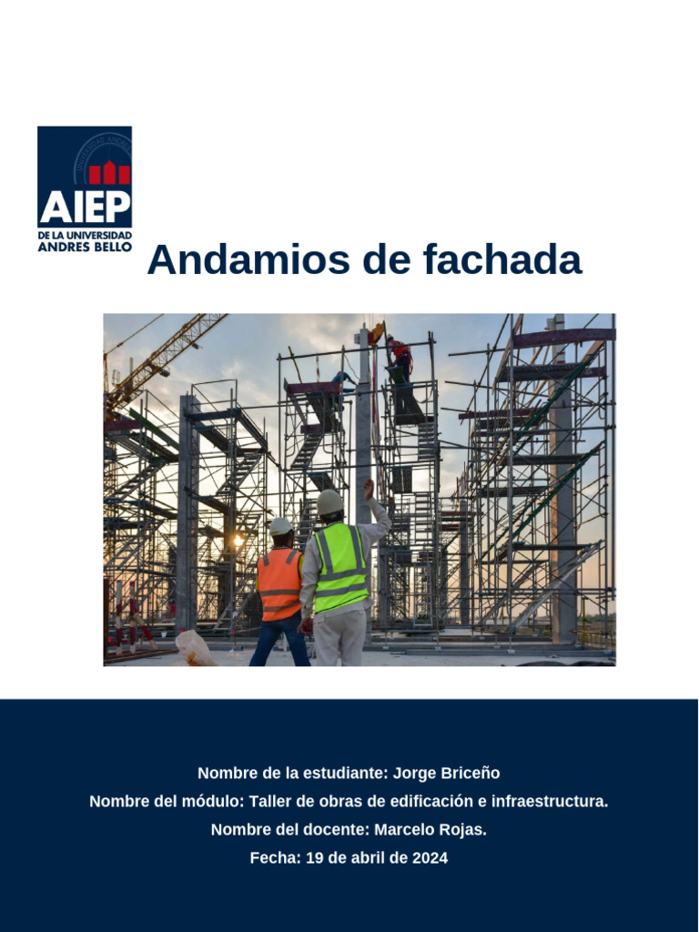 Seguridad y Tipos de Andamios en Chile | PDF | Andamio