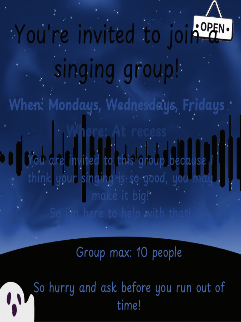 You're Invited To Join A Singing Group! | PDF