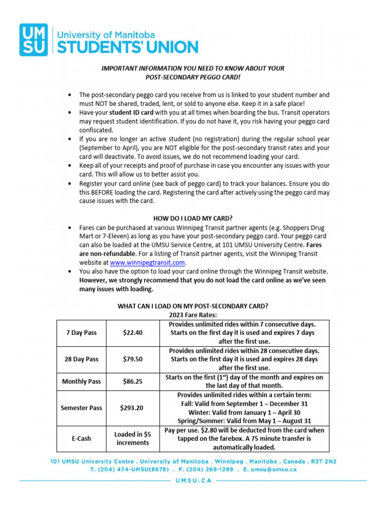 Peggo Info Website 2021 Rates | PDF | Fare | Public Transport