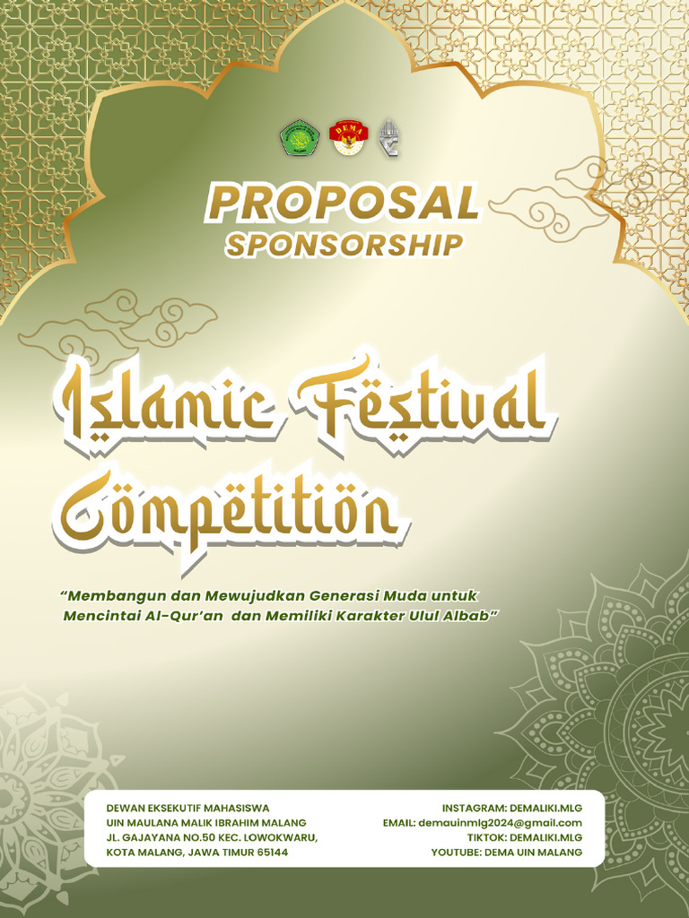 Proposal Sponsorship Islamic Festival Competition | PDF