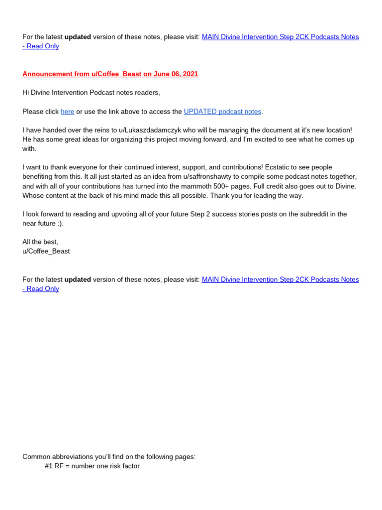 Please Read Announcement. New Updated Link For Project - Notes! | PDF ...