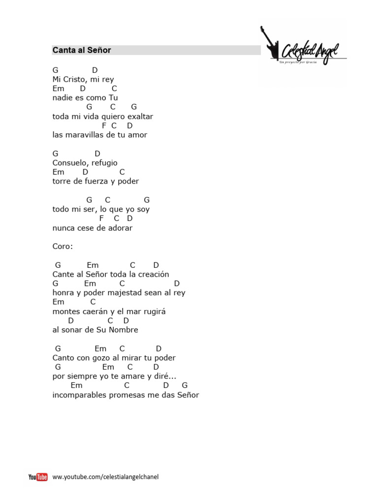 canta al señor | PDF