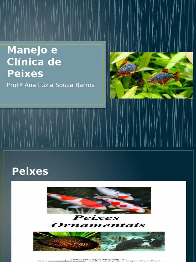 Manejo e Clínica de Peixes | PDF | Peixes | Oxigênio