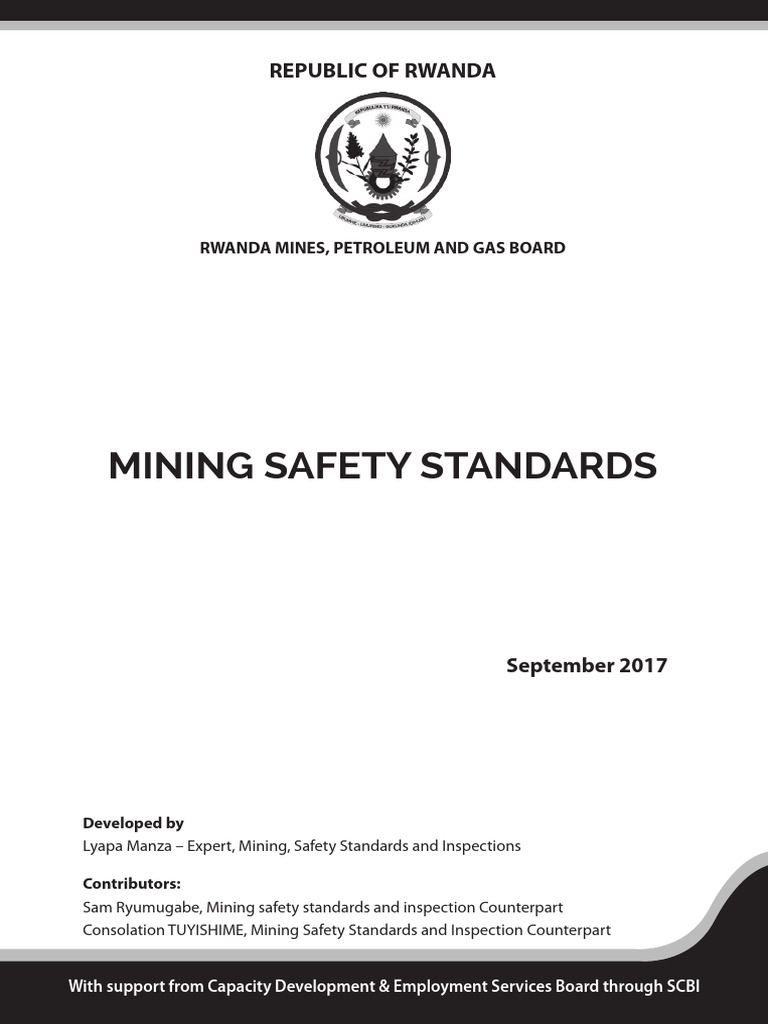 Mining Ssafety Standars | PDF | Mining | Personal Protective Equipment