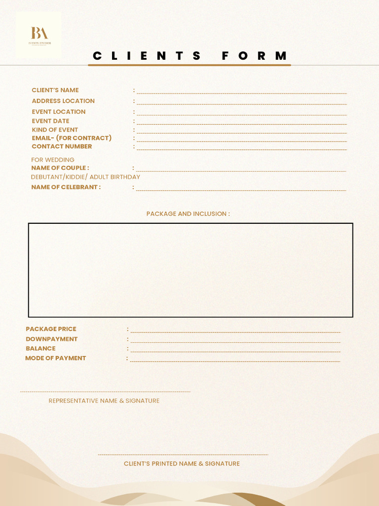 Ba Form | PDF