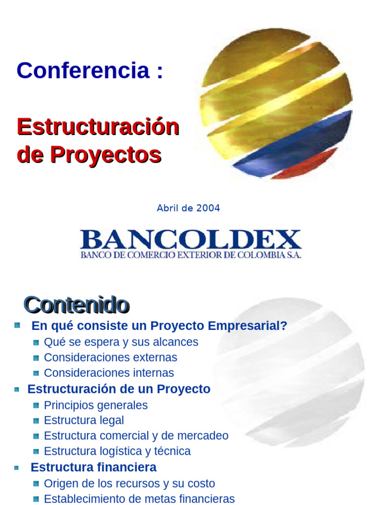 Conferencias - Estructuraci N de Proyectos | PDF | Marketing | Business