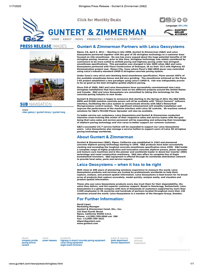 (G&Z) Teamed Up With Lieca Geography | PDF