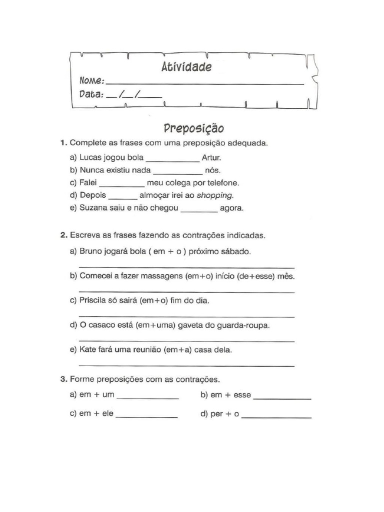 Preposição | PDF