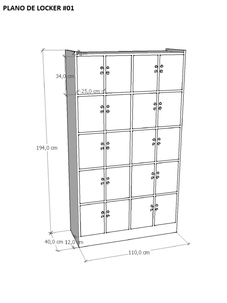 Planos Lockers | PDF
