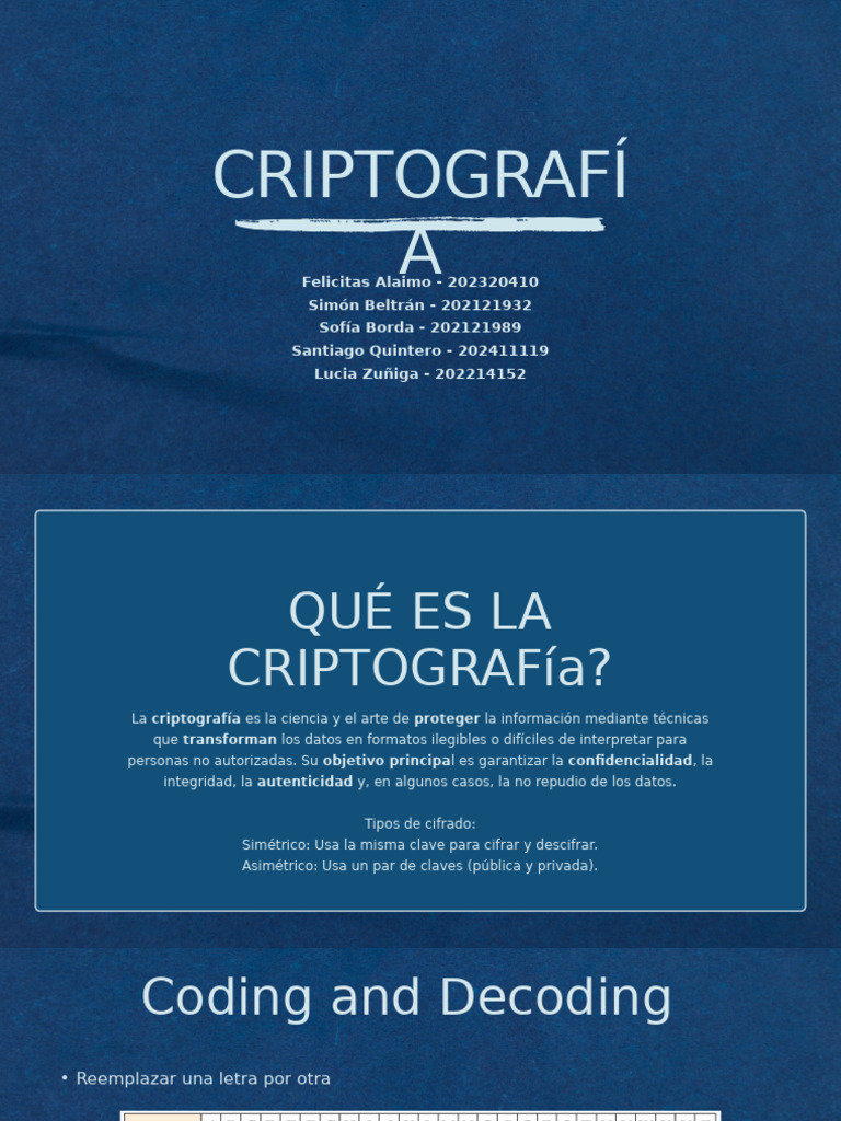 Criptografia | PDF | Cifrado | Clave (criptografía)