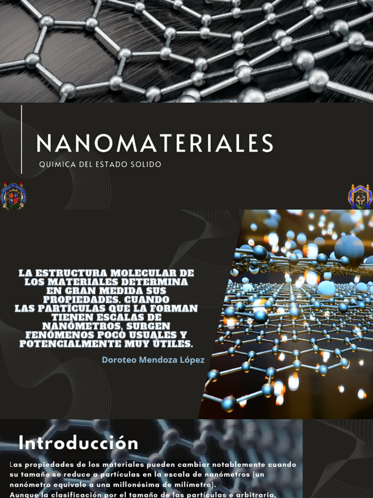 Propiedades y Tipos de Nanomateriales | PDF | Nanomateriales | Nanotubo ...