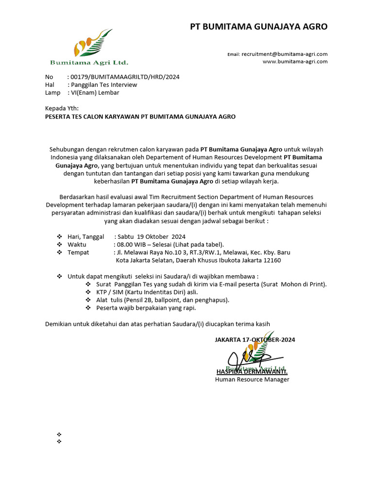 PT Bumitama Gunajaya Agro | PDF