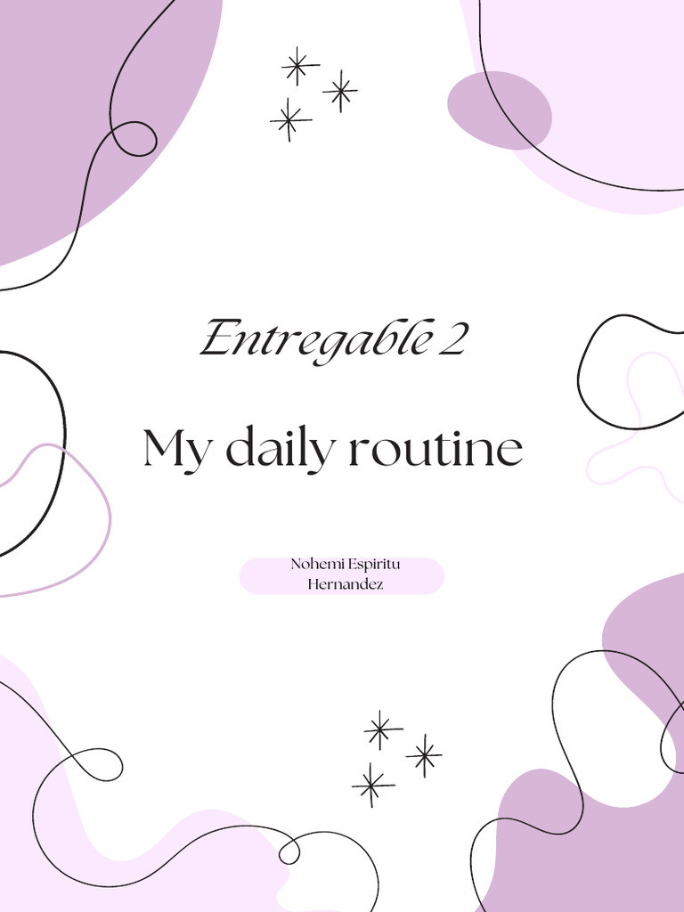My Daily Routine Texto | PDF