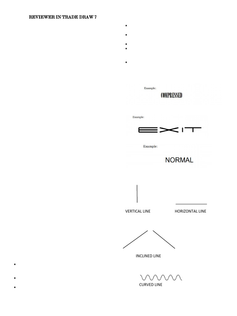 Reviewer in Trade Draw 7 1 | PDF | Drawing | Triangle