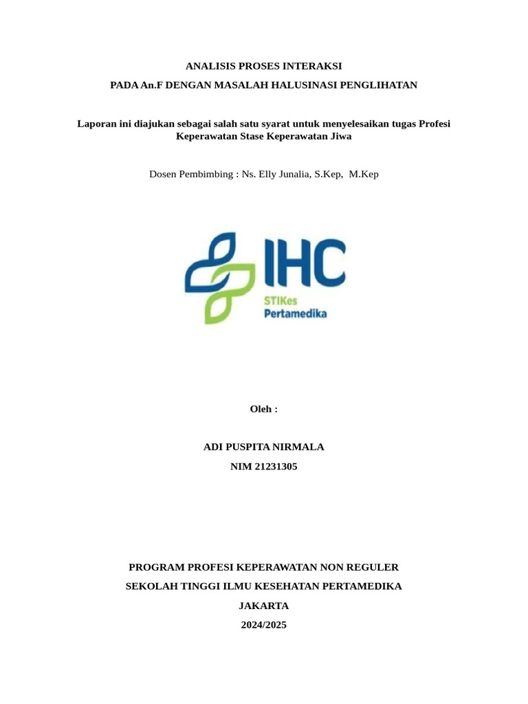Analisis Proses Interaksi | PDF