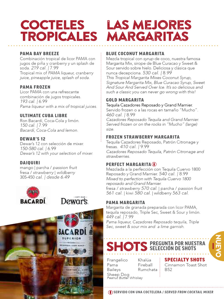 Applebees-Menu Compressed Compressed-3 | PDF | Bebida | Barman